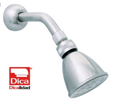 Regadera con brazo y chapetón DICA 4510B – Ferreterias Casablanca