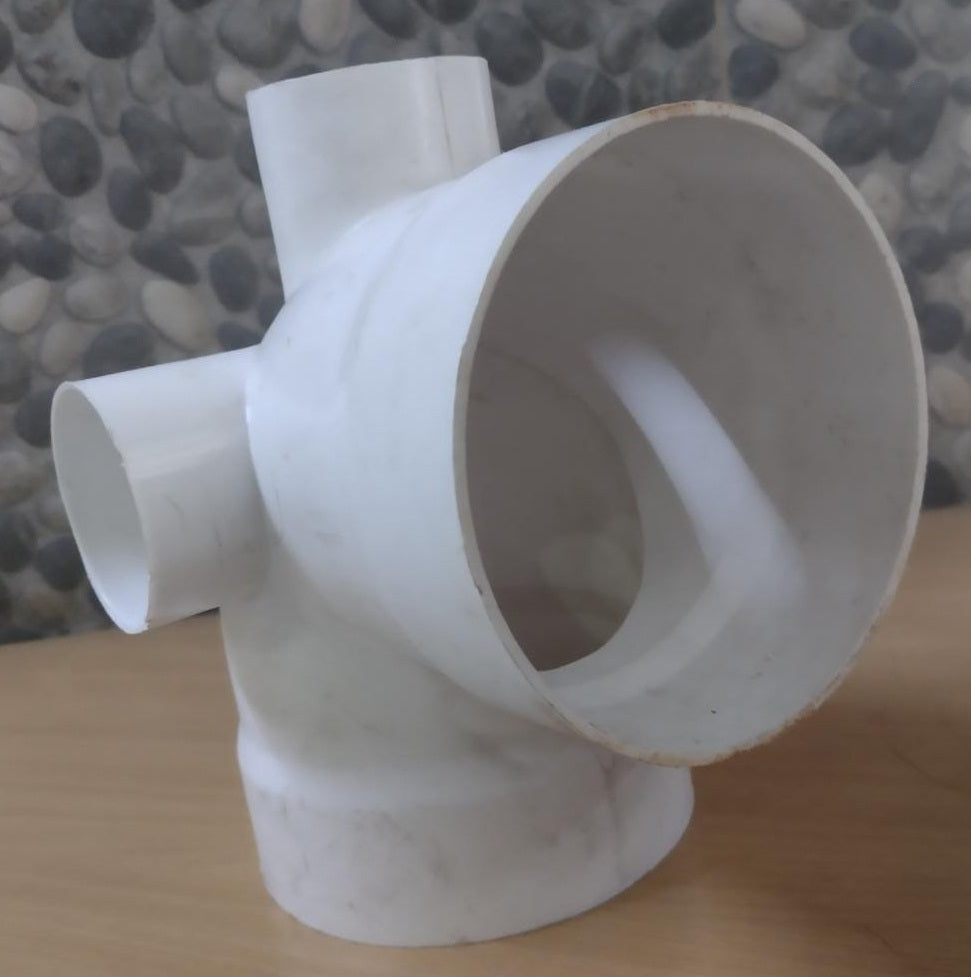 CODO 100 MM X 90° SALIDA IZQUIERDA Y TRASERA DE 50 MM PVC SANITARIO CE – Ferreterias Casablanca