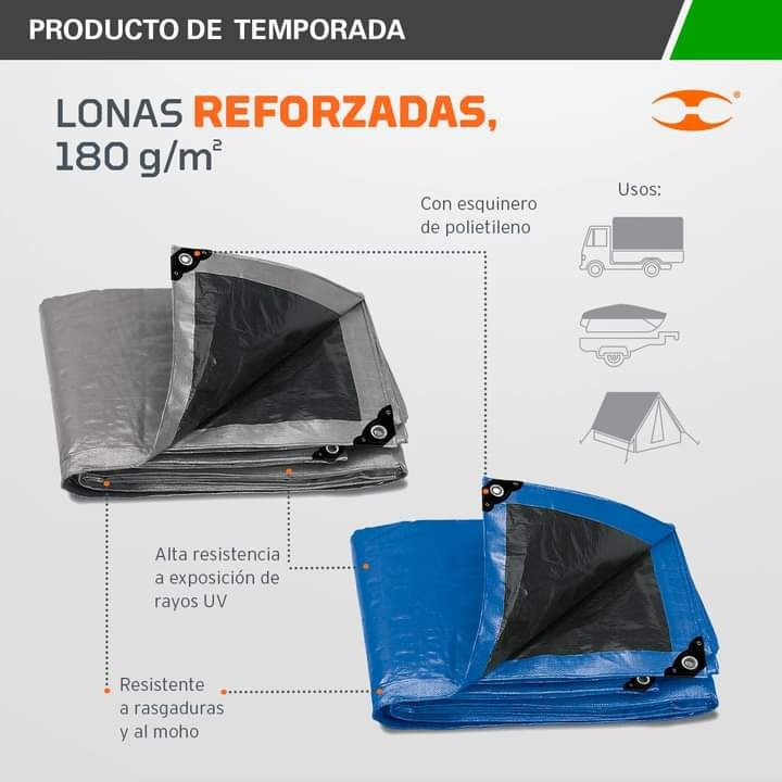 LONAS TRUPER REFORZADAS GRISES Y AZULES – Ferreterias Casablanca